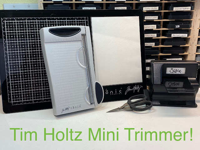 Plays Well With Paper: Tim Holtz Mini Trimmer!
