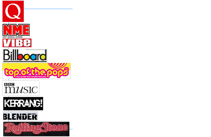 Media Music Magazine: Masthead Examples