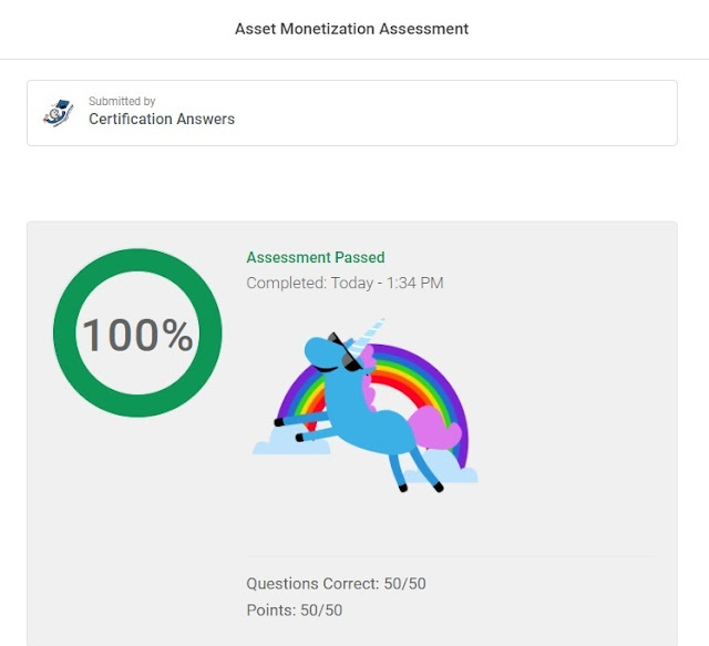 YouTube Asset Monetization Assessment Answers 2022