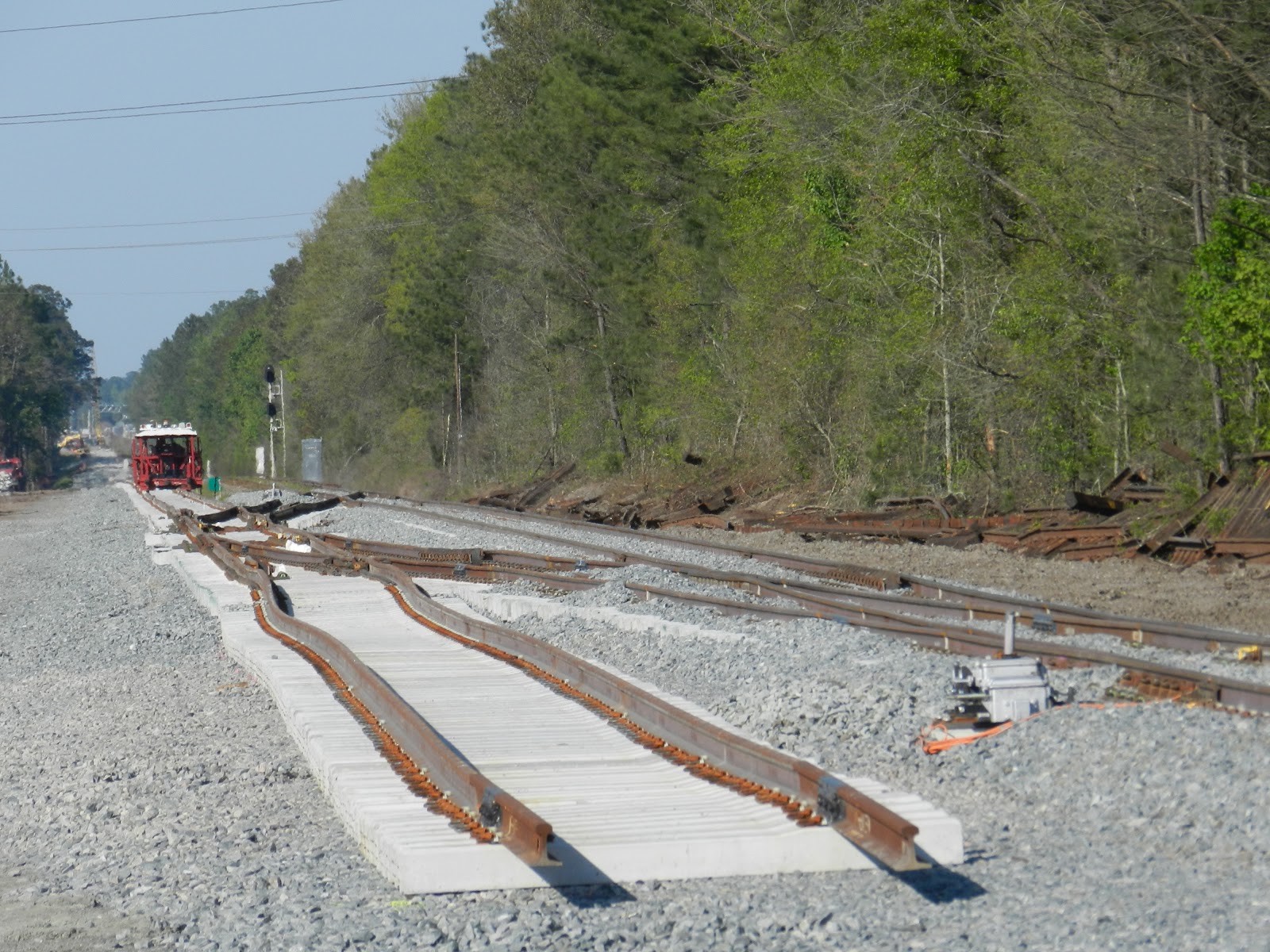 Trains and Trails of Nassau County FLA: Double tracking continues on ...