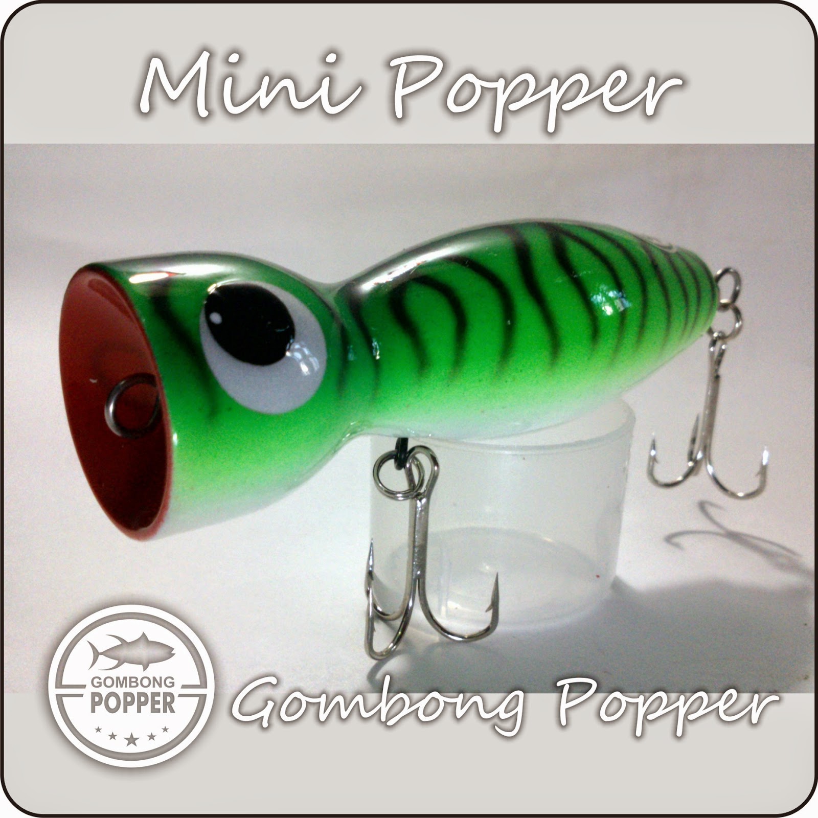 pembuat popper pancing lokal: Mini Popper