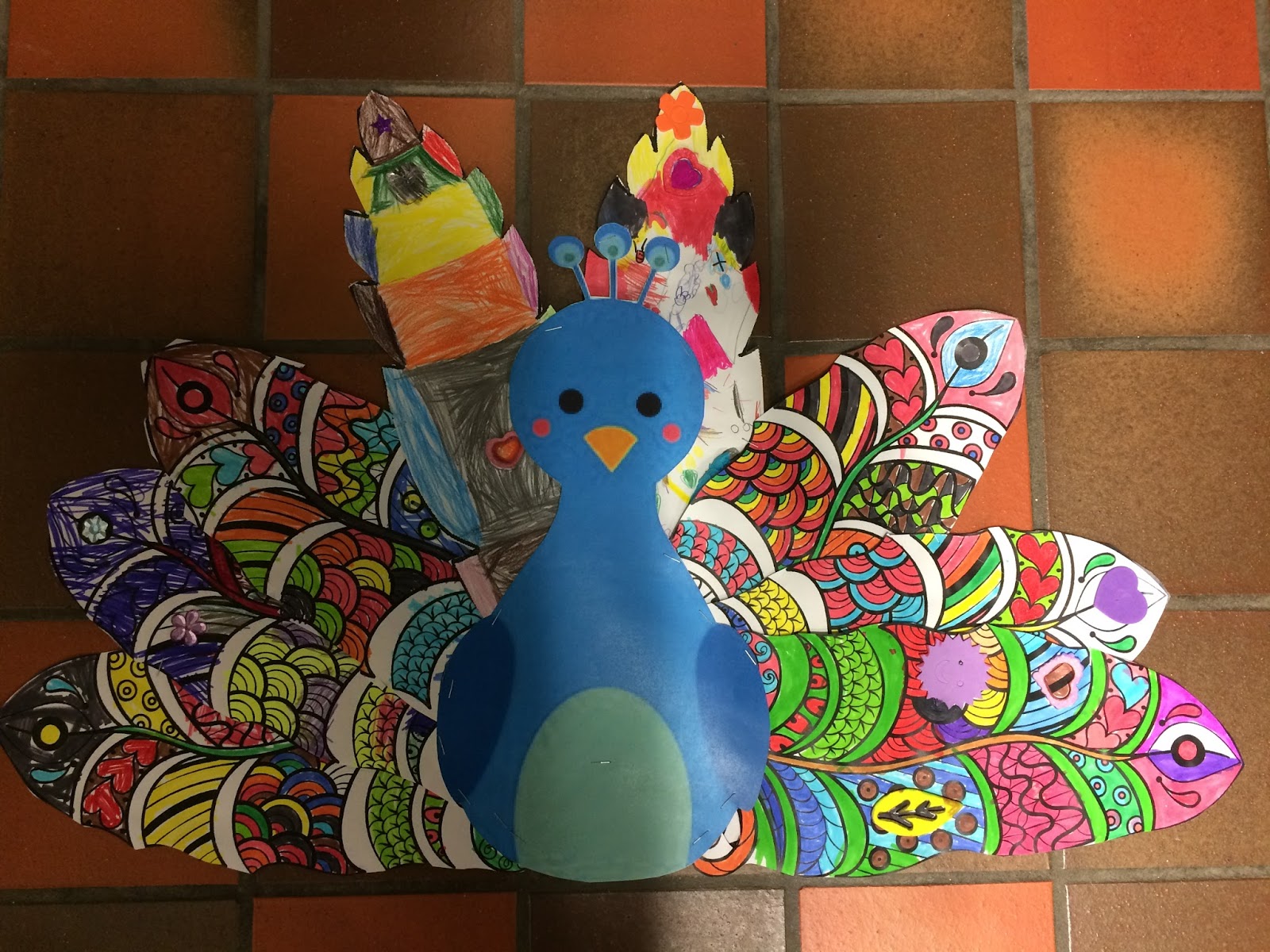 GBS Welle 1e leerjaar A: Zo fier als een pauw