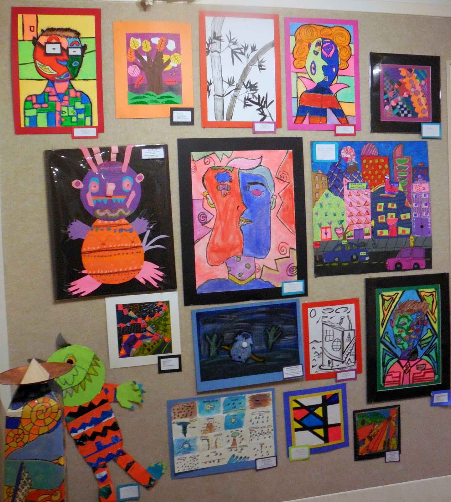 Woodside Art: WO Elementary Art Show at the HAAC