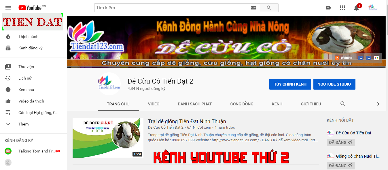 Thông tin chi tiết về Trại Dê Tiến Đạt