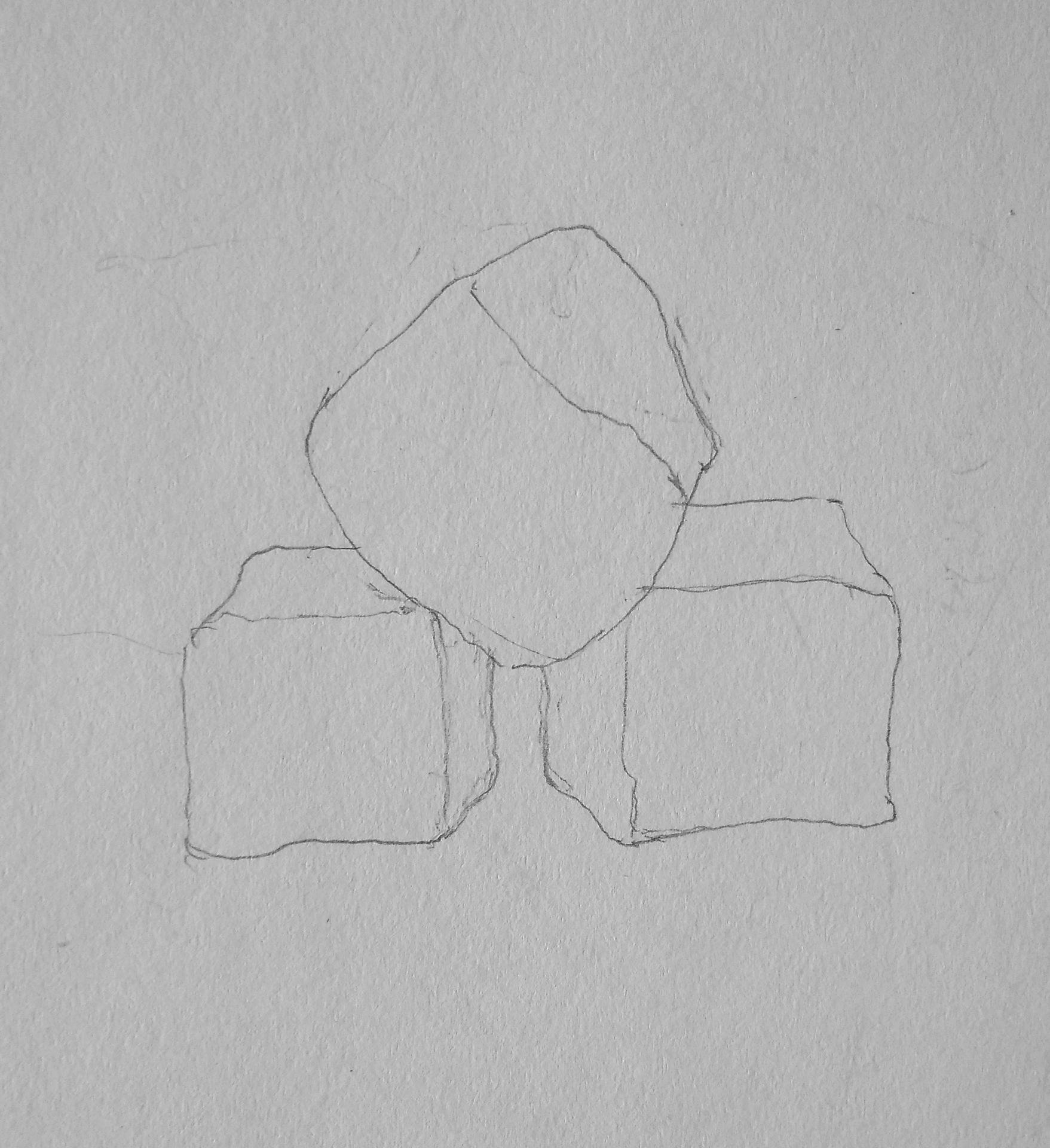 Cara Mudah Menggambar Es Batu