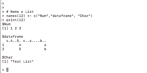 Create a List in R - OindrilaSen