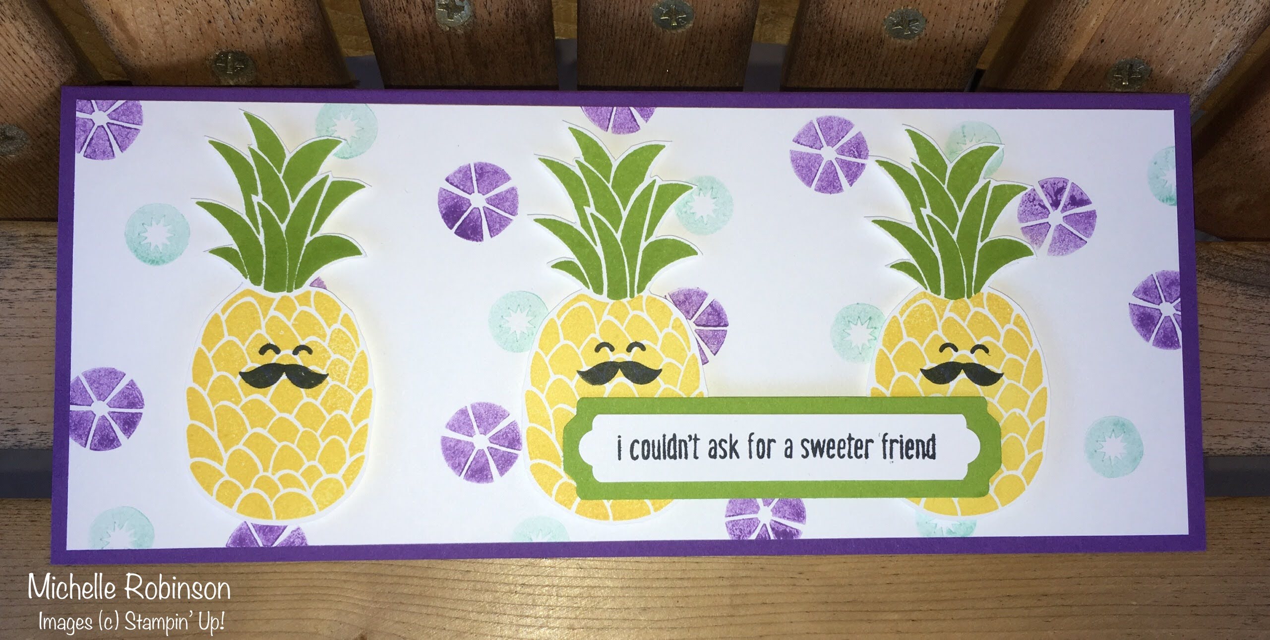 Sisters-in-HeART Studio: Cute Fruit Slimline Cards