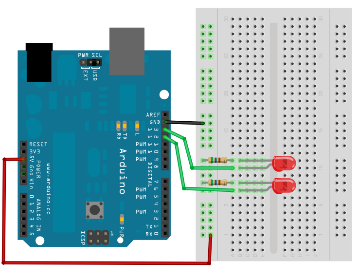 RANGKAIAN FLASHING LED DENGAN ARDUINO - Syarif Projects