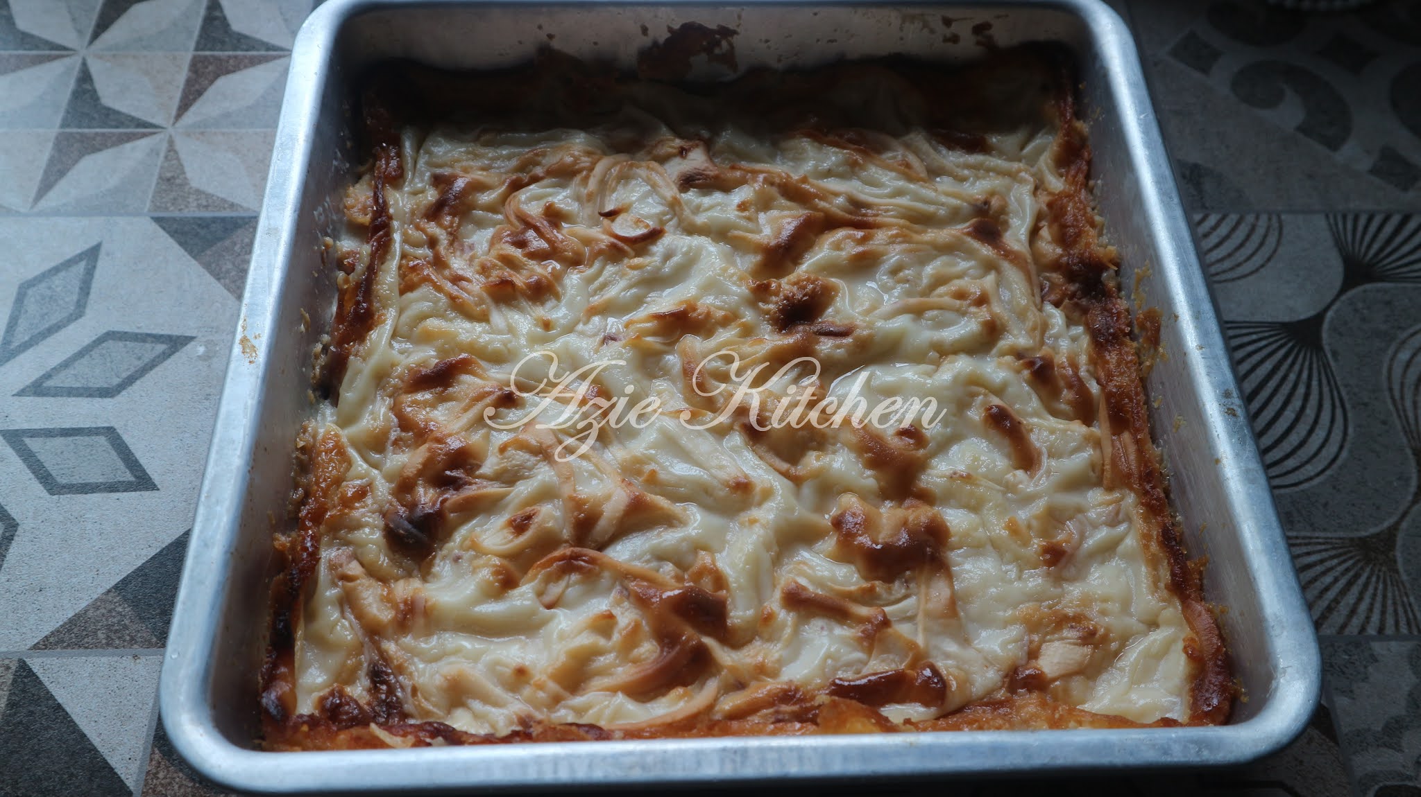 Kuih Kalakatar aka Kuih Bingka Kelapa Muda - Azie Kitchen