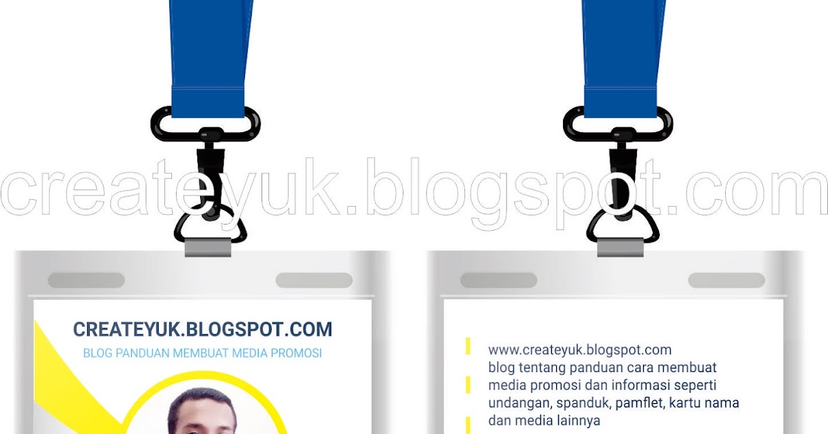 Panduan membuat Name Tag ~ Createyuk | Panduan membuat media informasi ...