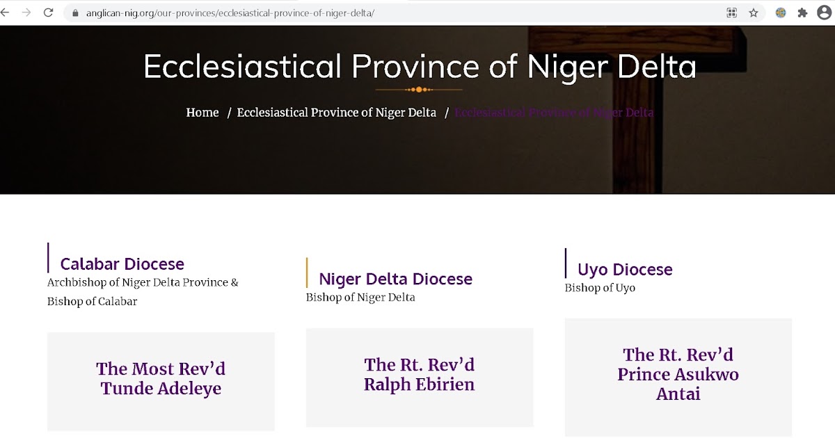 Church of Nigeria - Ecclesiastical Province of Niger Delta 2021