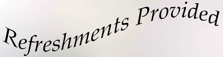 Refreshments Provided: February 2017