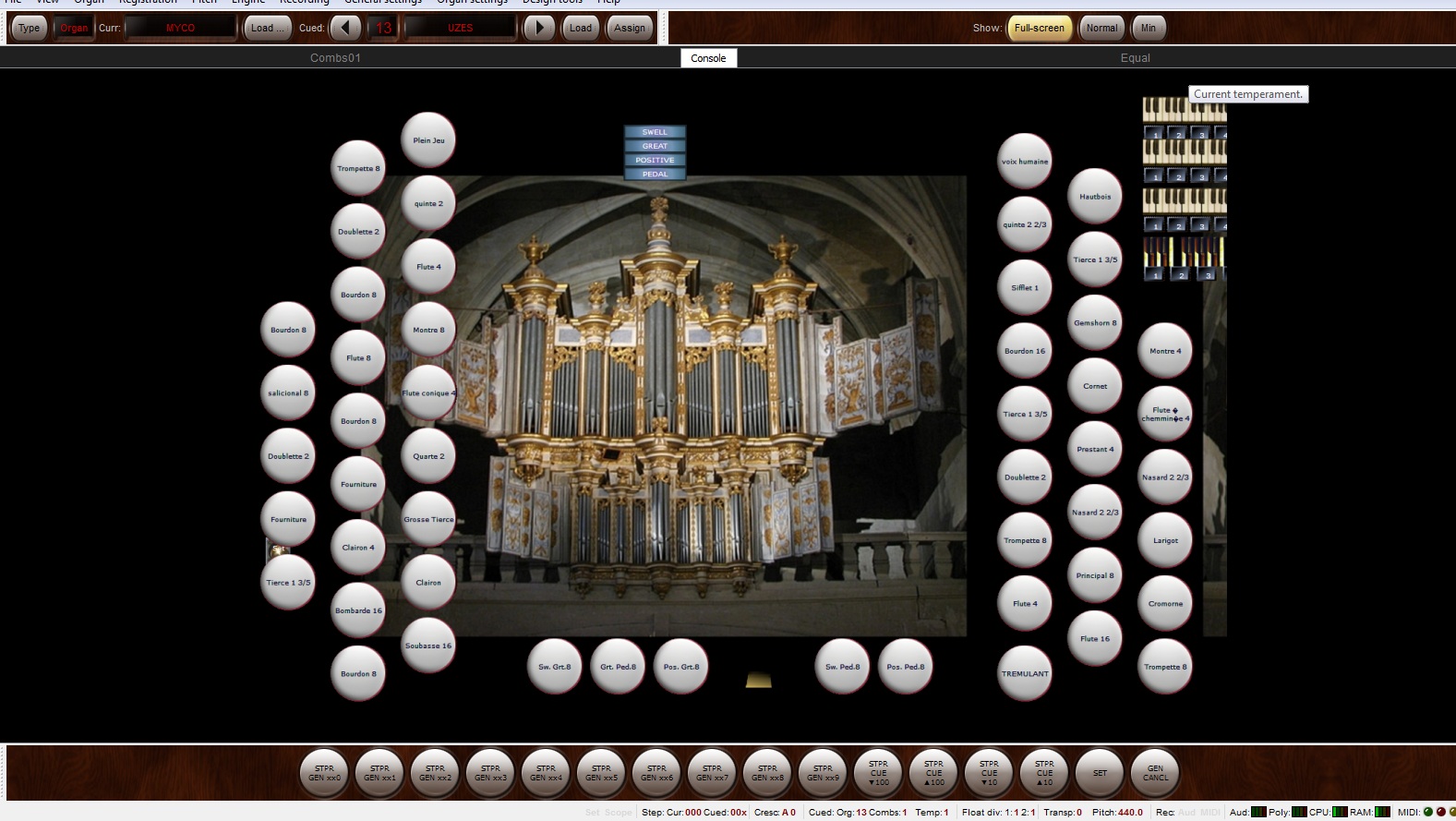 MIDI ORGANS CONSOLES d'ORGUE MIDI: VIRTUALS ORGANS FOR SALE for HAUPTWERK