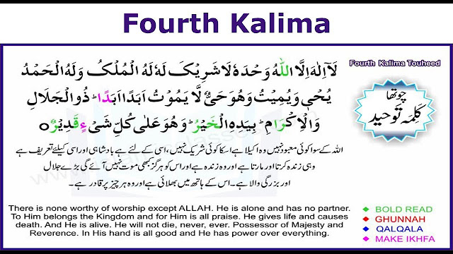 6 kalimas in Bengali And English