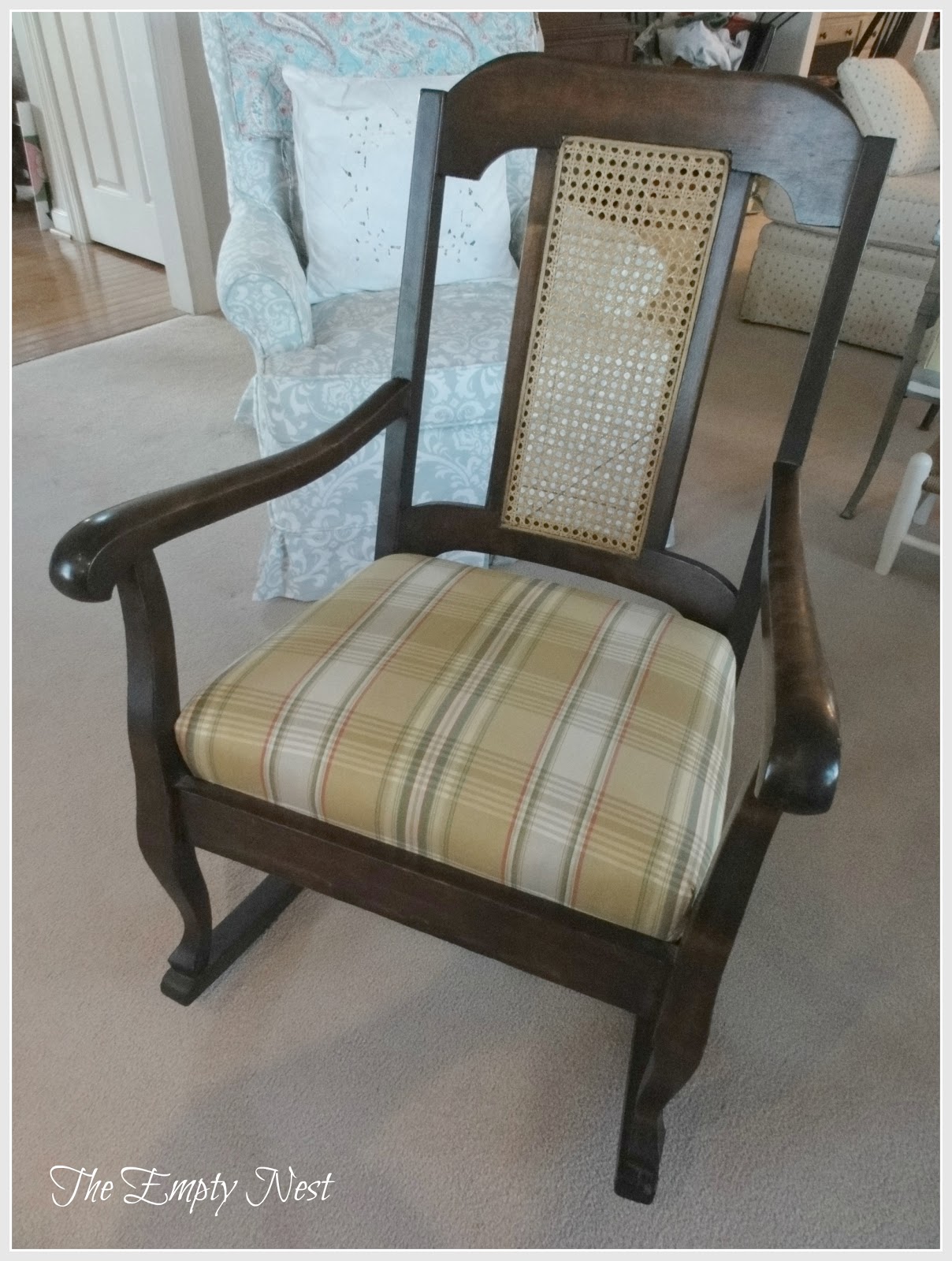 The Empty Nest: ~ A butter yellow Chalk Paint™ rocker