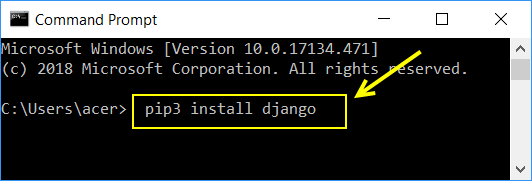 Install Django Python Framework - My Courses Install Django Python Framework - My Courses