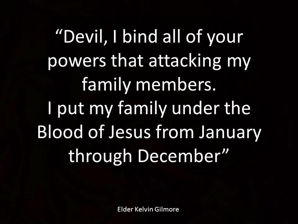 Popular Christian Quotes: Devil, You Can’t Have my Family