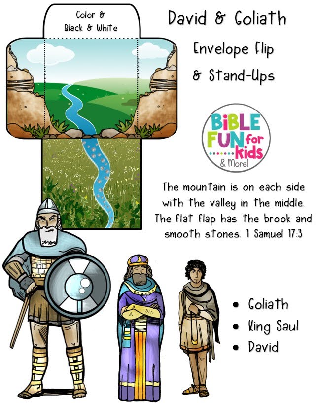 David Faces Goliath | Bible Fun For Kids