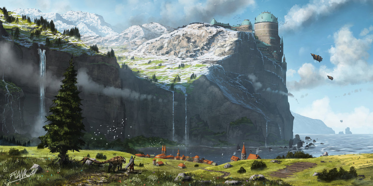 Seduced by the New...: Environmental Concept Art