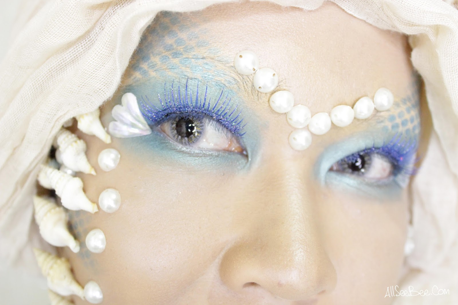 [Tutorial] Sea Goddess Makeup