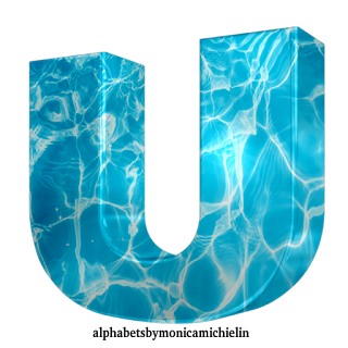 M. Michielin Alphabets: WATER POOL ALPHABET AND ICONS PNG