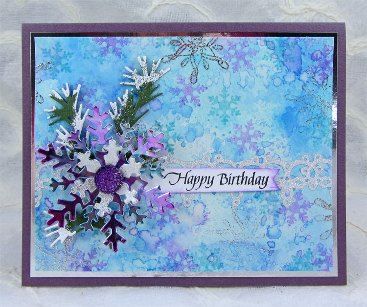 Art By Wanda: Happy Birthday Snowflakes