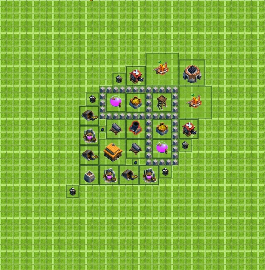 Melhores Layouts Para CV4 ~ Clash Of Cpa - Tudo sobre Clash Of Clans em ...