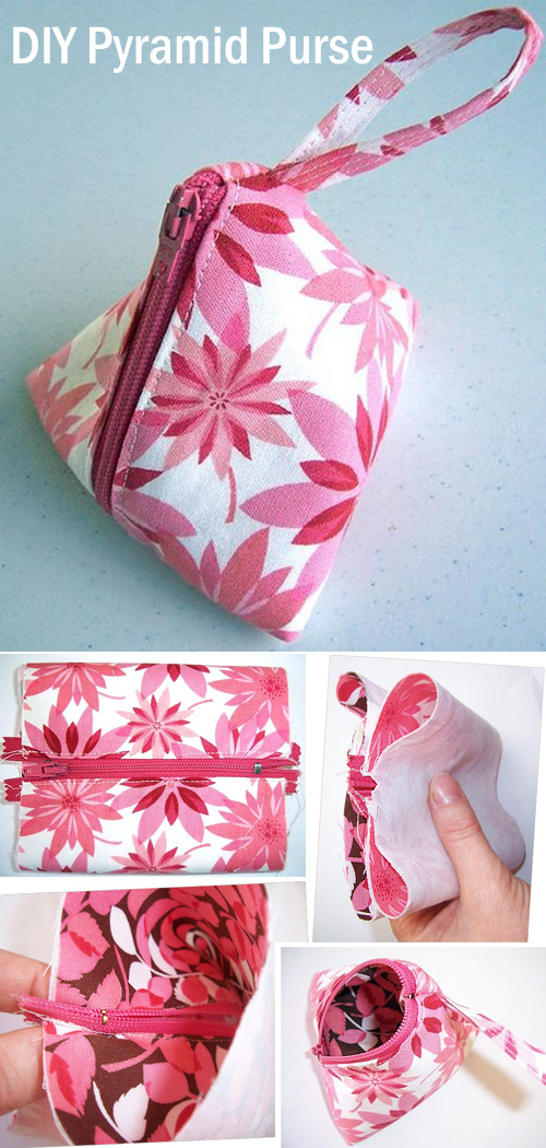Pyramid Purse Bag DIY Tutorial ~ DIY Tutorial Ideas!
