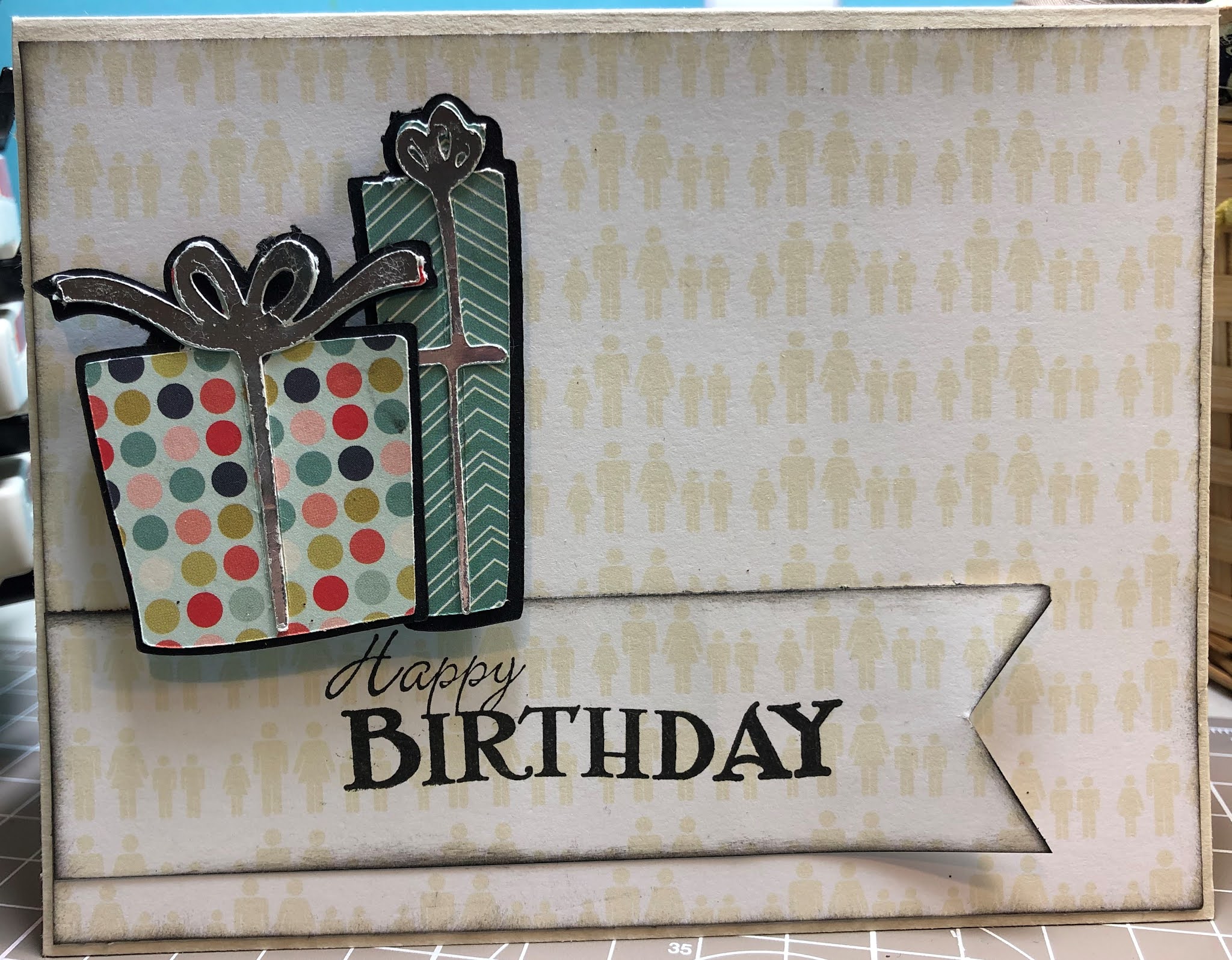 Jen's Creative Side: Gift Birthday Card