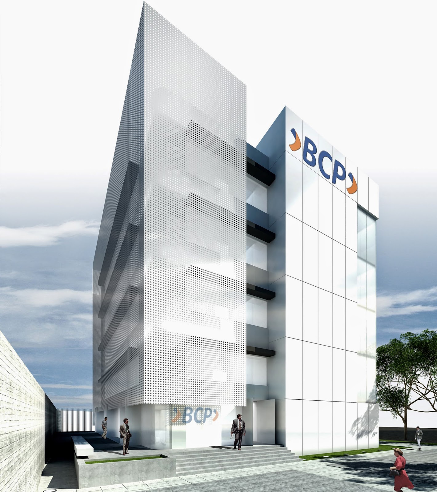 LIMA DIEZ CERO SIETE ARQUITECTOS: PROPUESTA BCP SANTA CRUZ