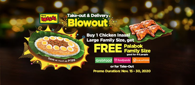 Manila Shopper: Mang Inasal Takeout & Delivery Promo: Nov 2020