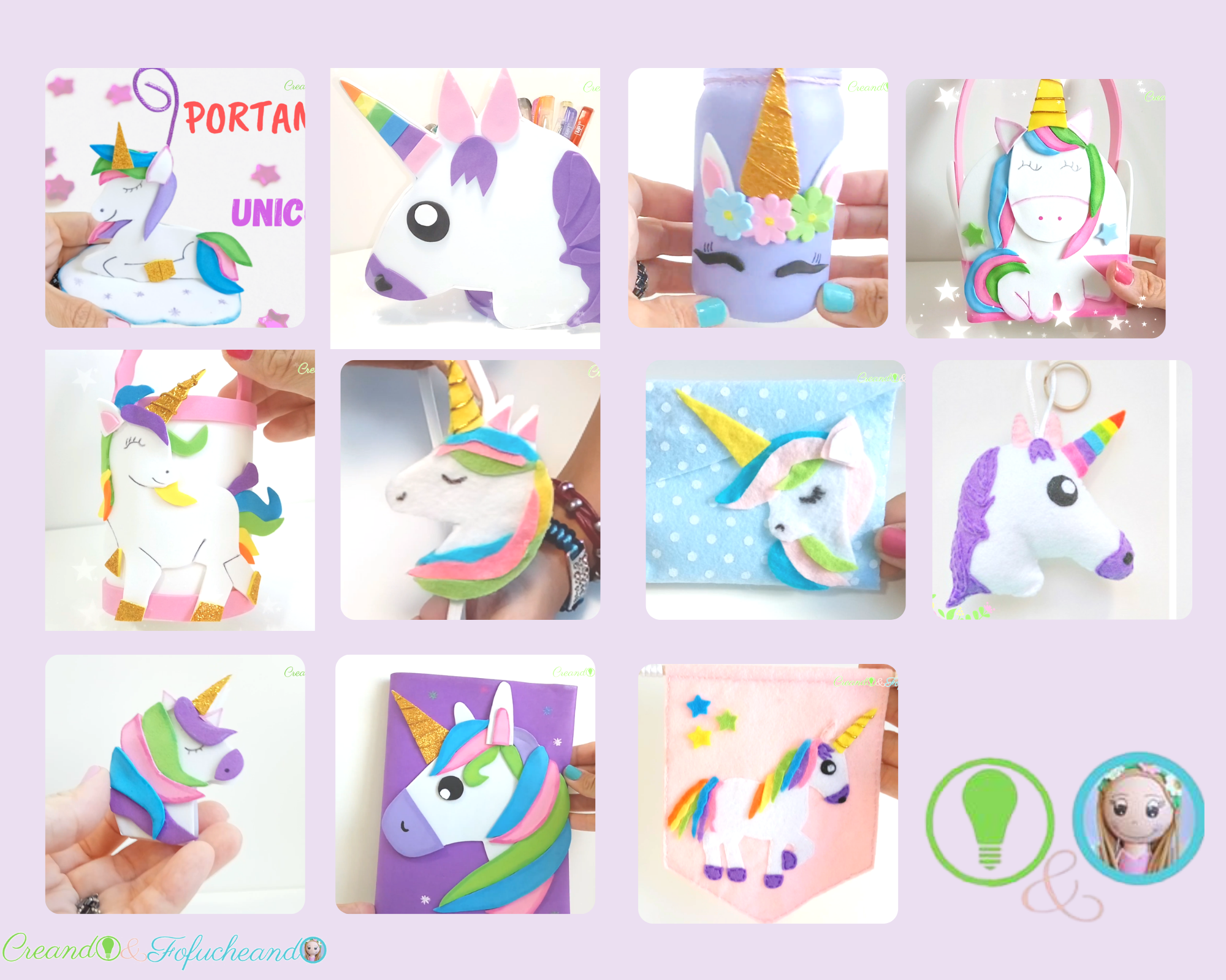 11 Manualidades con Unicornios para Regalar | Creando y Fofucheando