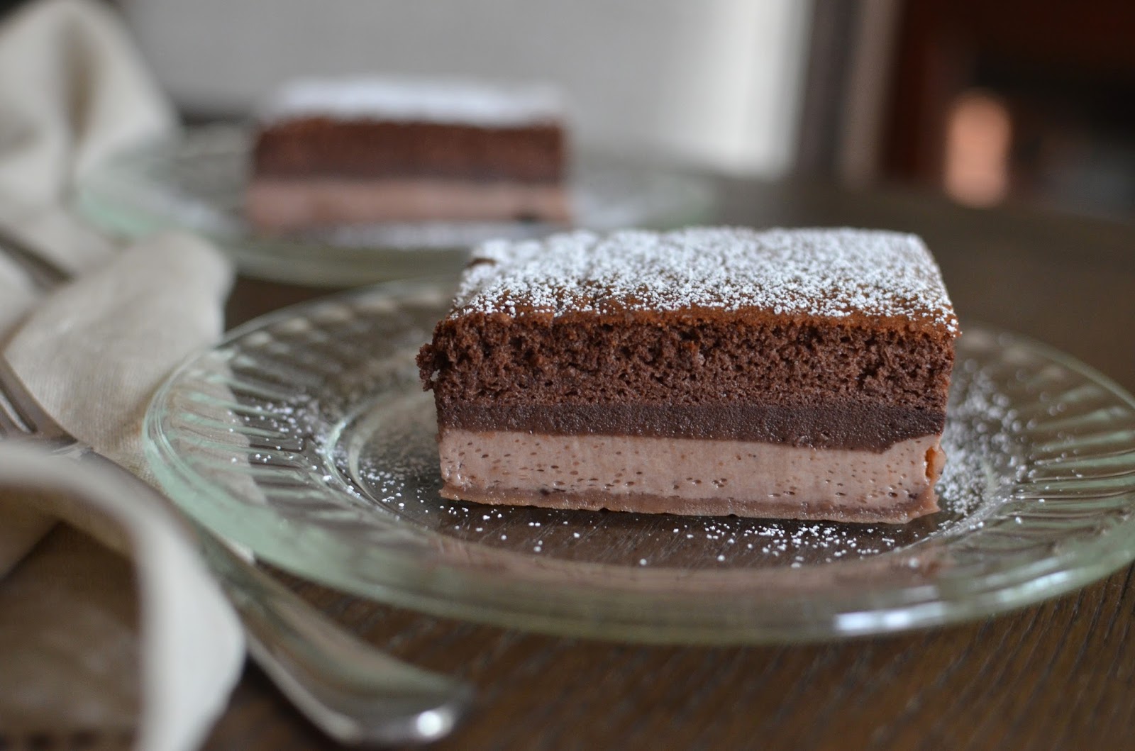 Playing with Flour: Making chocolate 3-layer "magic" cake
