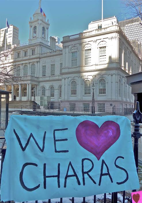 EV Grieve: At the rally for the former PS 64 today at City Hall