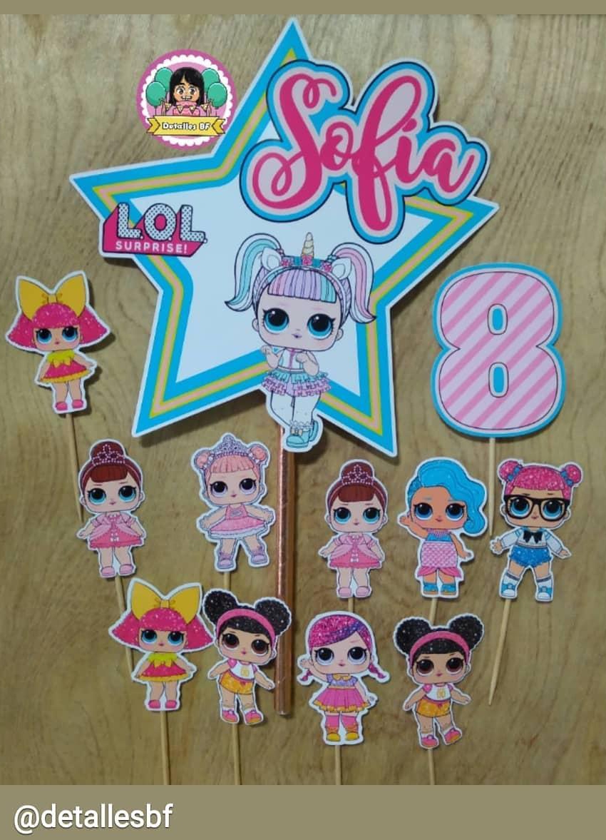 Topper LOL Sofía 8 - Mis Toppers Tus Toppers