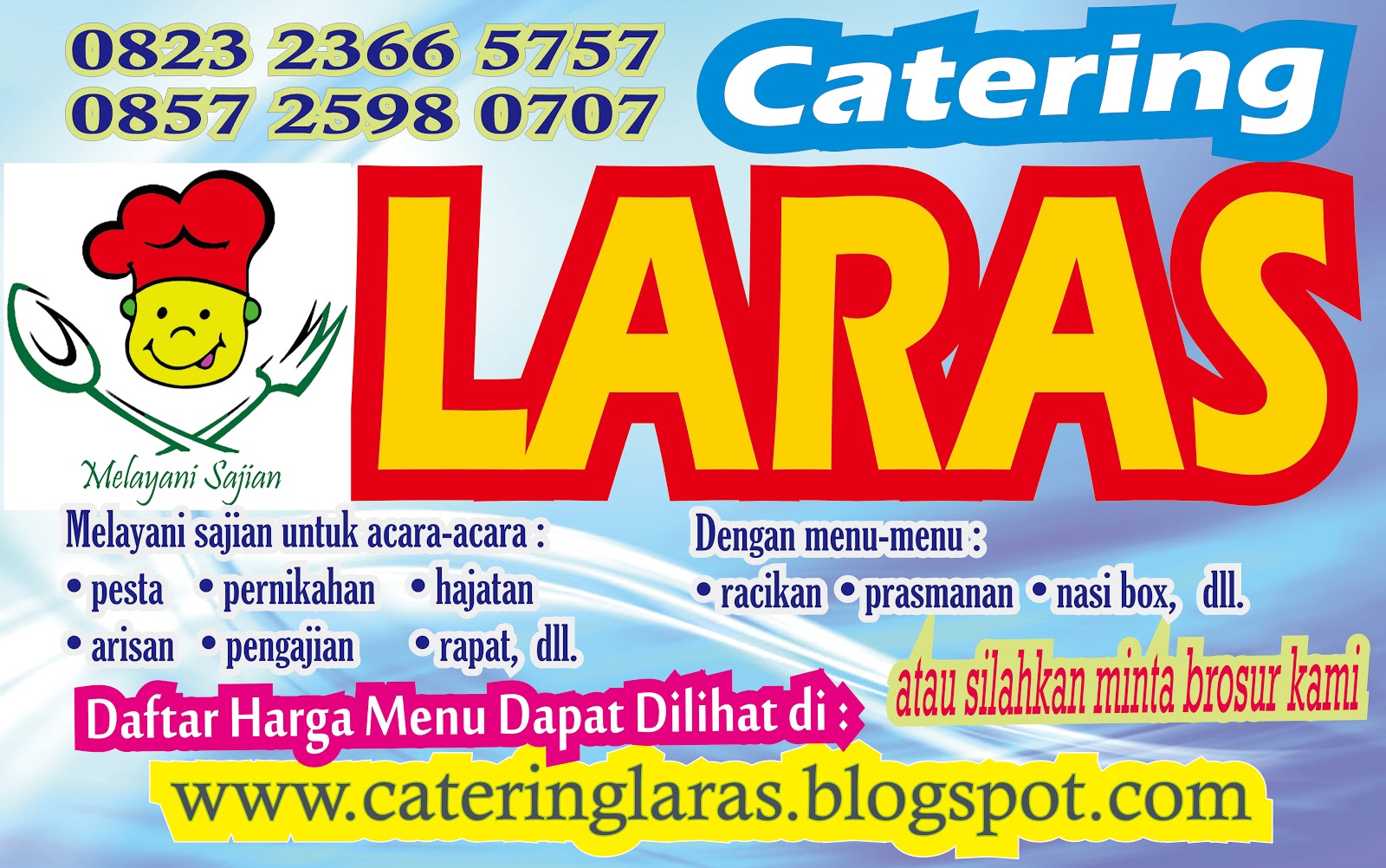 Daftar Harga Menu Catering *** | Catering LARAS