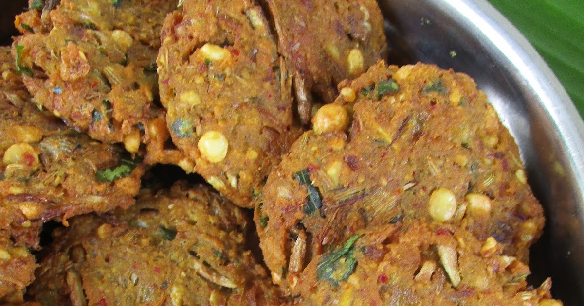 KARI LEAFS ... Malaysian flavour's: VAZHAIPOO VADAI