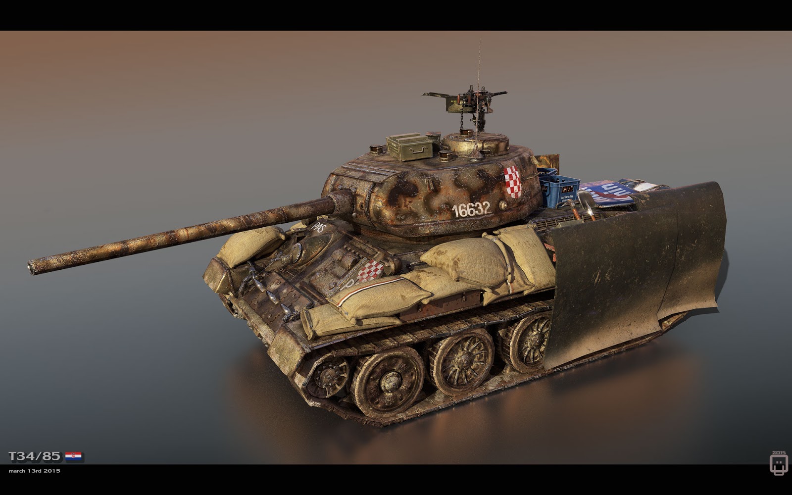 Art Of Oz: T34/85 Under Different Flags