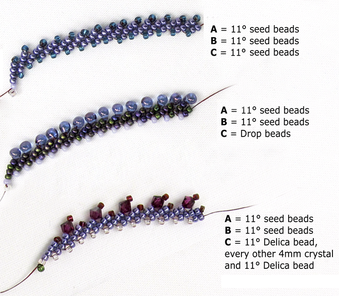 Bead Patterns and Ideas : St. Petersburg Chain Bead stitch - Learn how