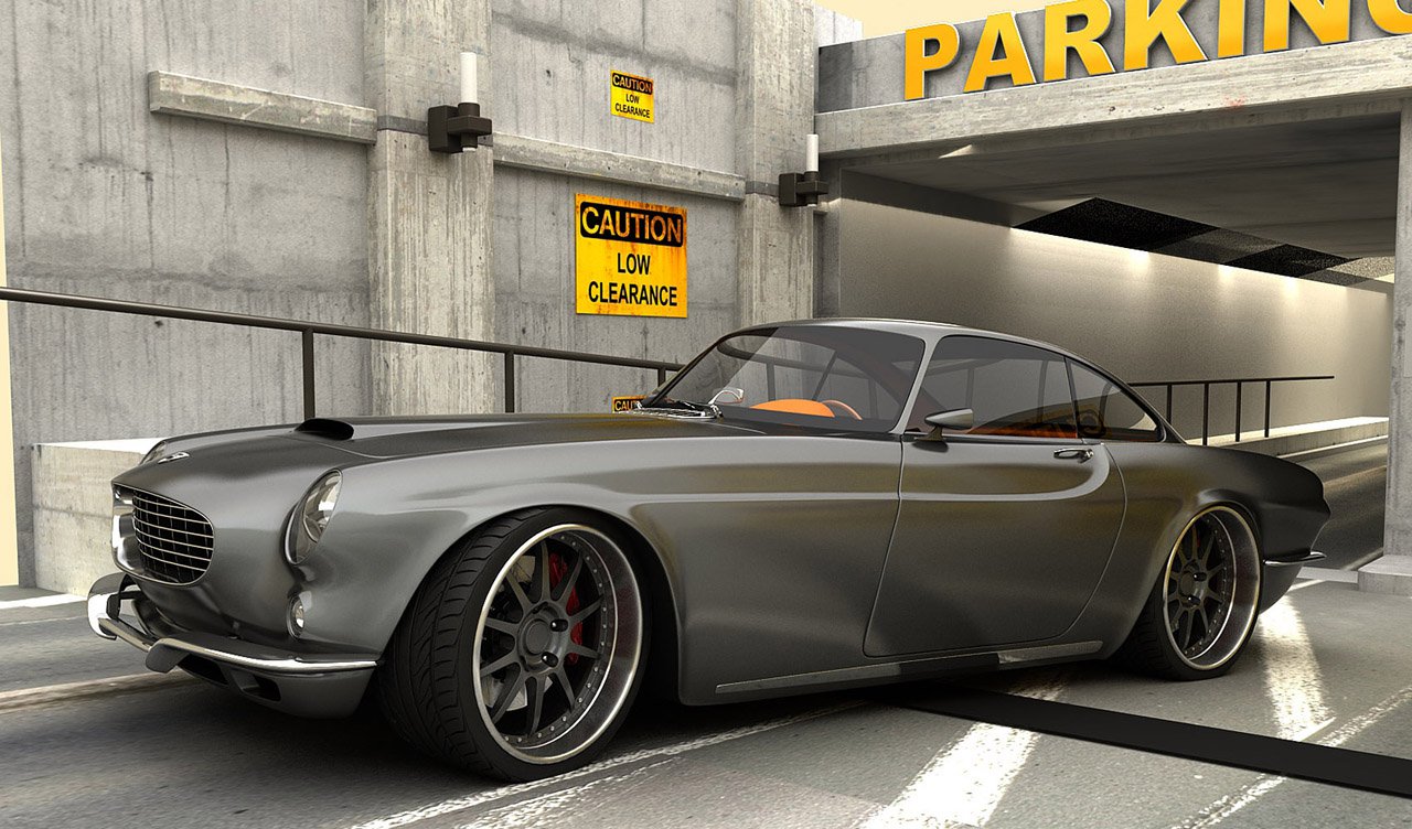 FAB WHEELS DIGEST (F.W.D.): 2009 VOX Volvo P1800 Custom Concept