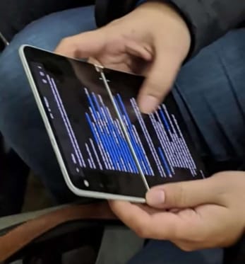 A first look at Microsoft's Dual Duo phone Surface Duo