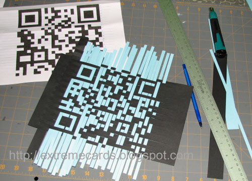 Woven QR code