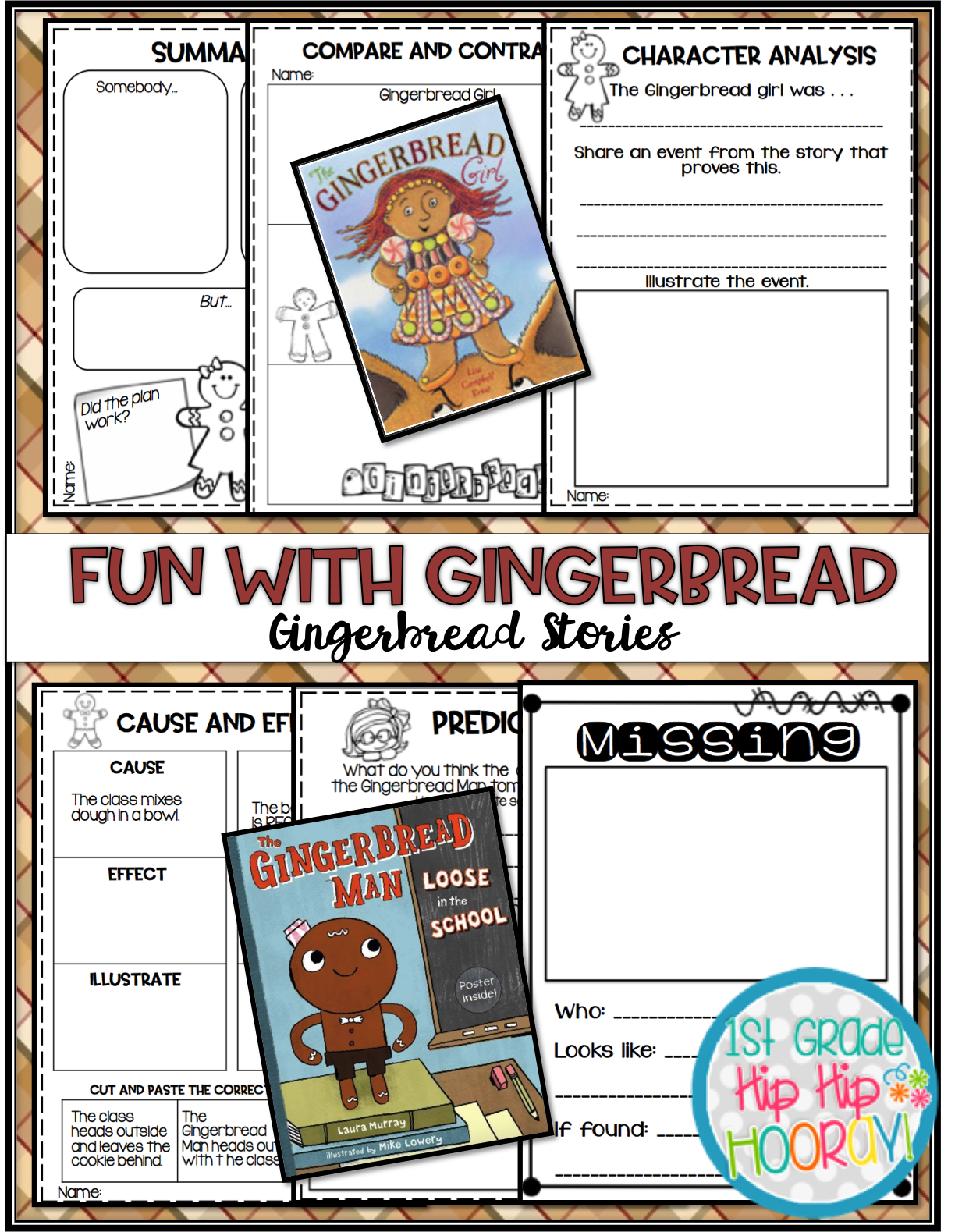 1st Grade Hip Hip Hooray!: So Much Gingerbread Fun!!