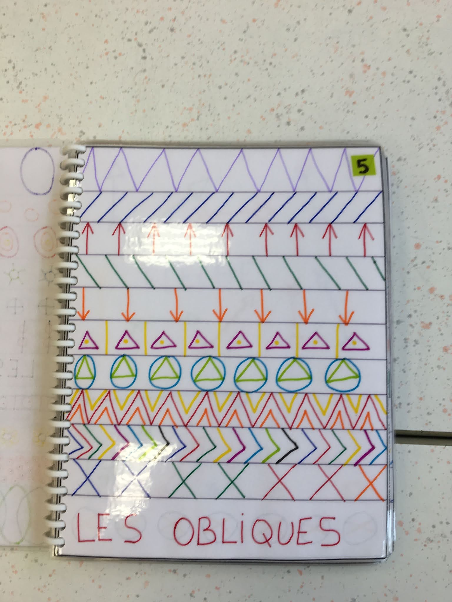 La maicresse à bicyclette: Cahier de graphisme décoratif en autonomie.