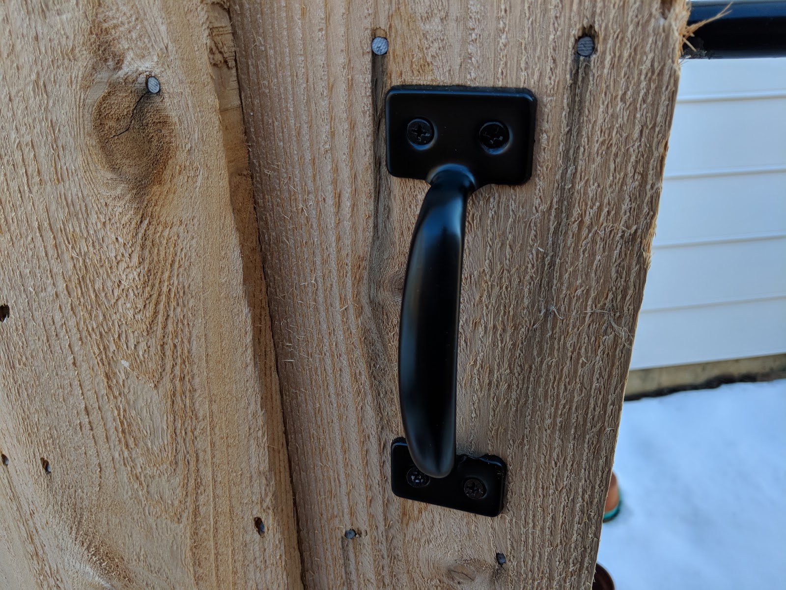Fence Gate Upgrade: Pull Installed