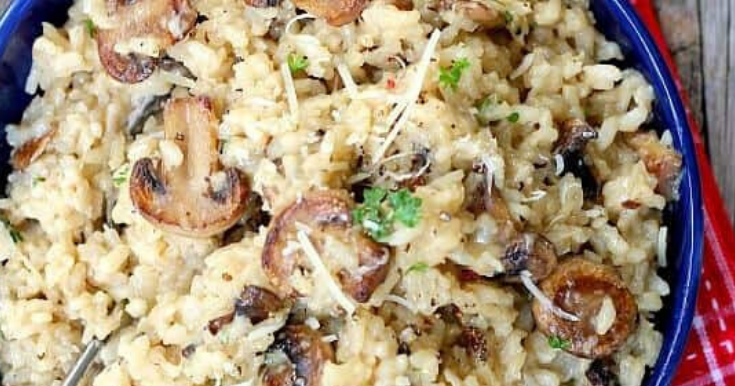 Perfect Mushroom Risotto