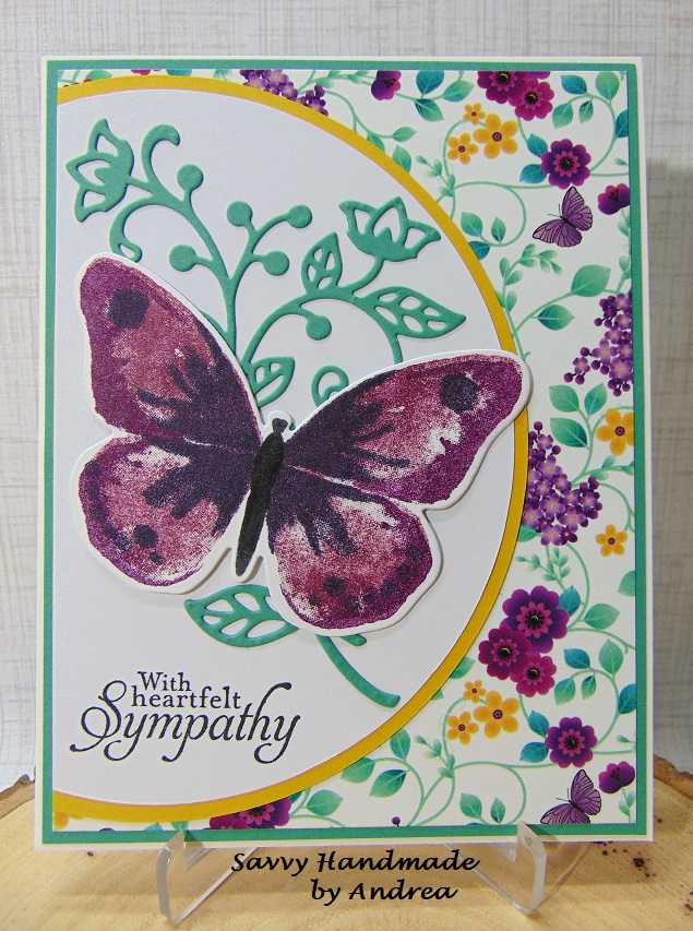 Savvy Handmade Cards: Butterfly Sympathy Card