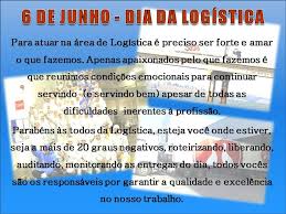 DALVA DAY: * 2017 - Dia Internacional da Logística