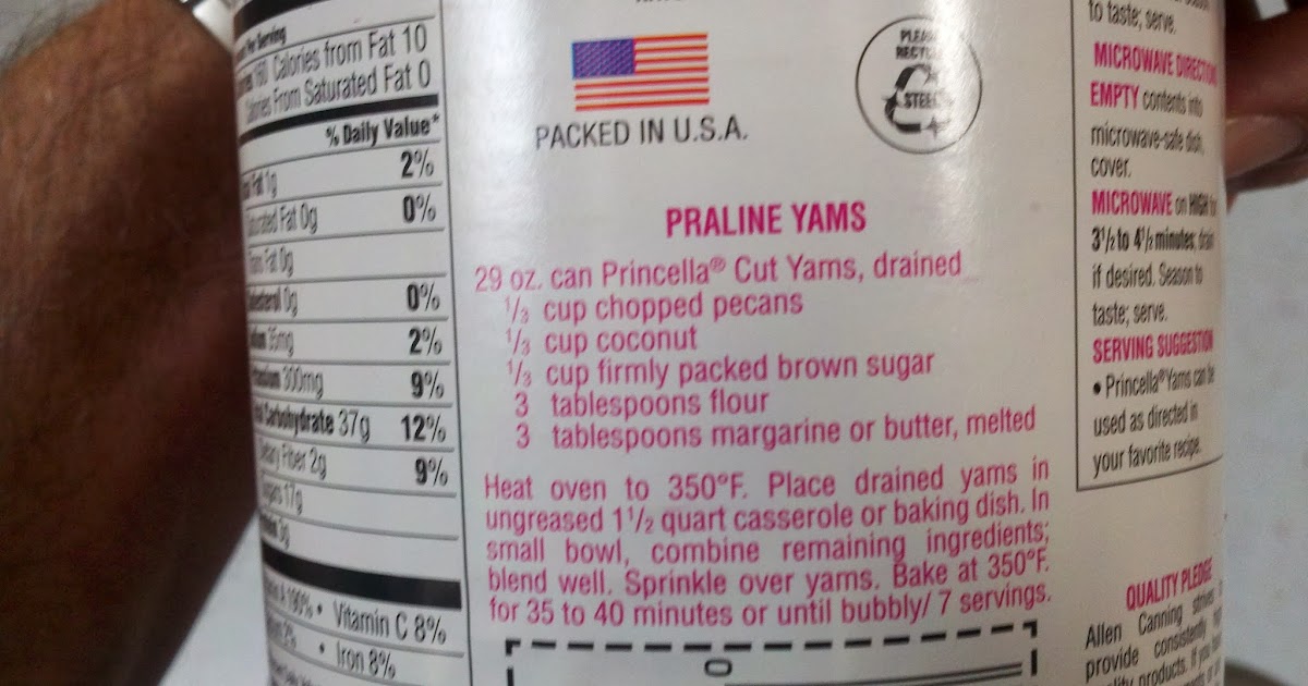 Princella Praline Yams Recipe - Banana-breads.com